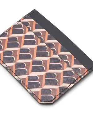 TAMMY & BENJAMIN Geometric-pattern Card Holder