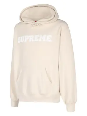 Supreme Logo-appliquéd Hoodie