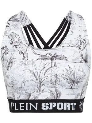 Plein Sport Stretch Sports Bras