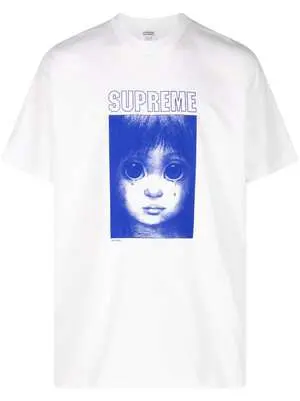 Supreme X Margaret Keane Teardrop T-shirt - White