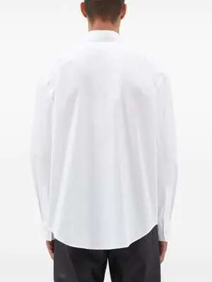 MSGM Logo-appliqué Long-sleeve Shirt
