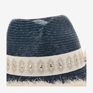 FERRUCCIO VECCHI Straw And Viscose Hat