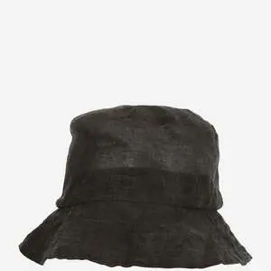 REINHARD PLANK Linen Bucket Hat - Green