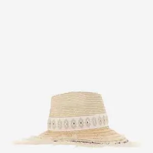 FERRUCCIO VECCHI Straw And Viscose Hat