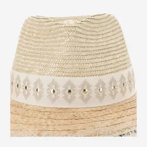 FERRUCCIO VECCHI Straw And Viscose Hat