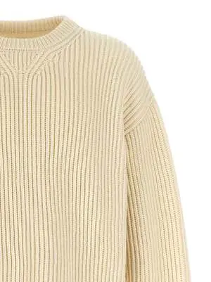 JIL SANDER Chunky Sweater - White