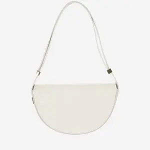 Patou Le Petit Leather Bag - White