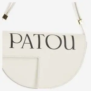 Patou Le Petit Leather Bag - White