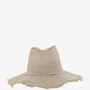 REINHARD PLANK Wide Brim Straw Hat - Beige