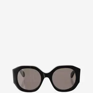 Chloé Oval Frame Sunglasses - Black