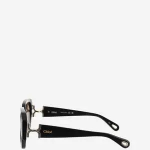 Chloé Rectangular Frame Sunglasses - Black