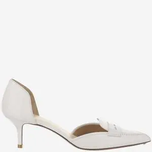 FRANCESCO RUSSO Leather D'orsay Pumps