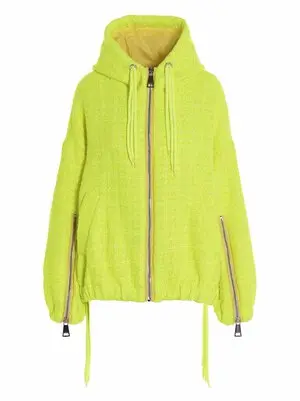Khrisjoy Chris Windbreaker Tweed Jacket - Yellow