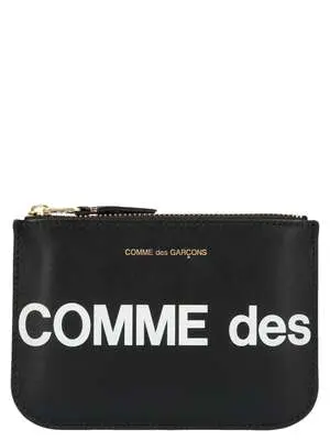 Comme Des Garçons Huge Logo' Purse - White/black