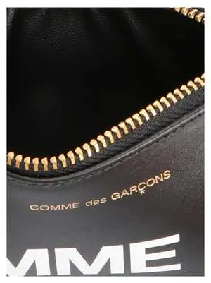 Comme Des Garçons Huge Logo' Purse - White/black