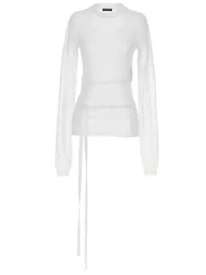 Ann Demeulemeester Drop Shoulder Sweaters For Women