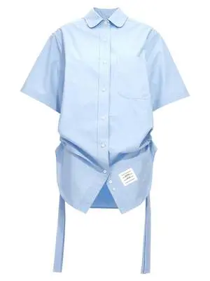 Thom Browne Shirt Dress Light Blue