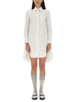 Thom Browne Shirt Dress - White