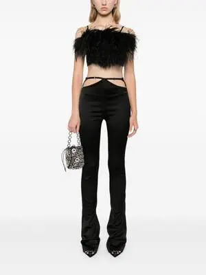 Attico Cut-out Flared Trousers