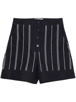 3.1 Phillip Lim Wave-stitching Thigh-length Shorts
