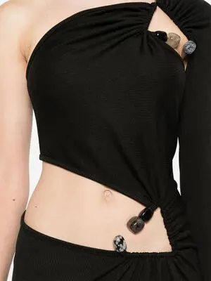 Christopher Esber Cut-out Asymmetric Maxi Dress
