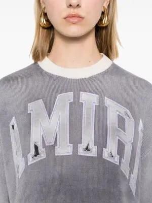 Amiri Cropped Cashmere Jumper