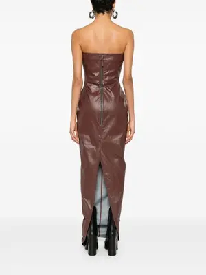 Rick Owens Square-neck Gown - Red