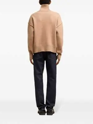 AMI Paris De Coeur Wool Jumper - Neutrals