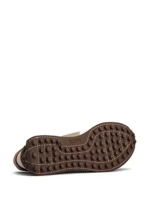 TOD'S Suede-trimmed Sneakers - White