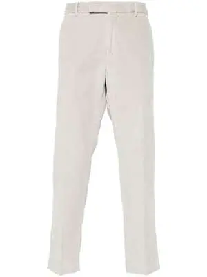 PT TORINO Mid-rise Corduroy Tapered Trousers
