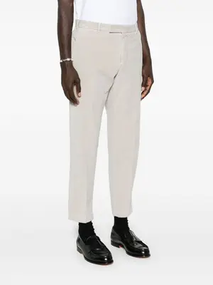 PT TORINO Mid-rise Corduroy Tapered Trousers
