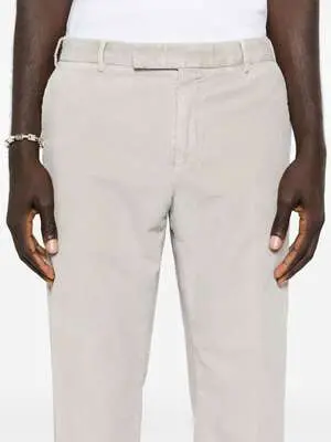 PT TORINO Mid-rise Corduroy Tapered Trousers