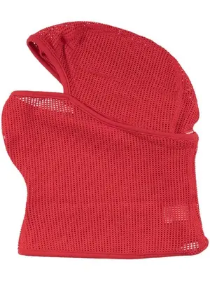 Supreme Logo-print Mesh Balaclava - Red