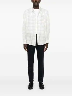 PT TORINO Mid-rise Tapered Trousers - Blue