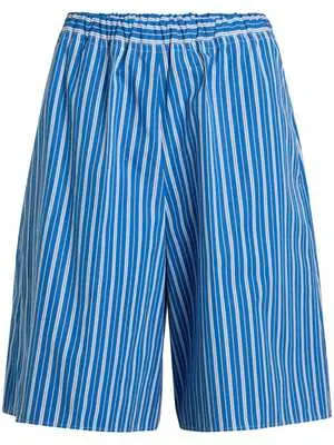 PATOU Striped Longline Shorts - Blue