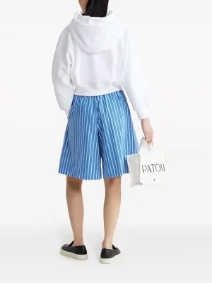 PATOU Striped Longline Shorts - Blue