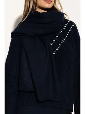 LISA YANG The Paris Cashmere Scarf - Blue
