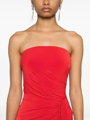 NISSA Fringed-sash Mini Dress