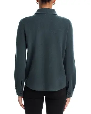 Aqua 100% Cashmere Button Down Shirt