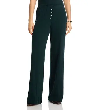 LESET Pointelle Boxer Pants - Forest
