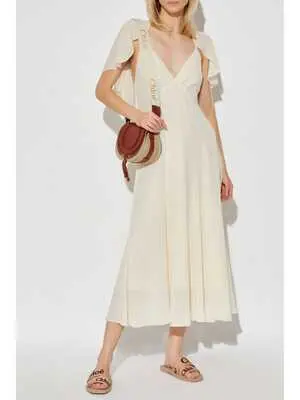 Chloé Paneled Midi-dress