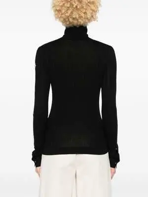 Moncler Ribbed Jumper - Black