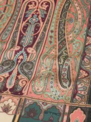 Etro Paisley-print Frayed Scarf - Neutrals