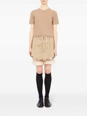 MAISON MARGIELA Cropped Wool Jumper