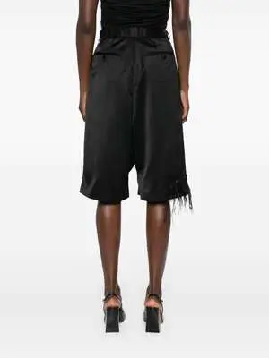 ALMAZ Feather-embellished Tailored Shorts