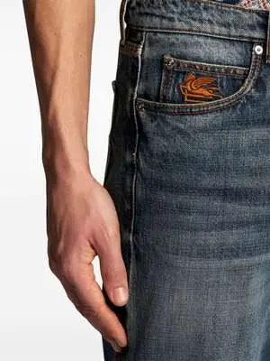 Etro Mid-rise Straight-leg Jeans - Blue