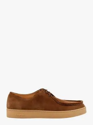 Church's Suede Lace-up Shoe With Embossed Logo