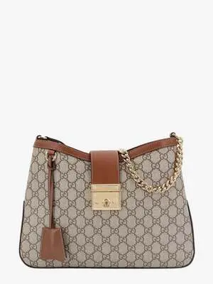 Gucci Gg Supreme Padlock Shoulder Bag