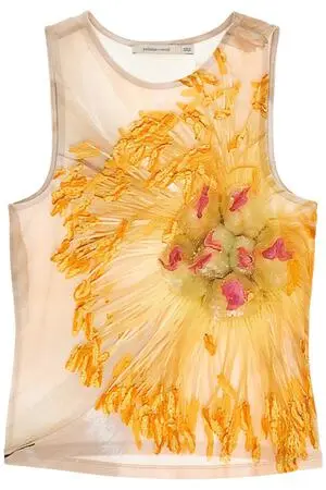 Paloma Wool Printed Peony Top In Beige - 33% Off | Editorialist