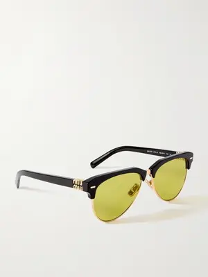 Miu Miu Aviator-style Sunglasses - Black